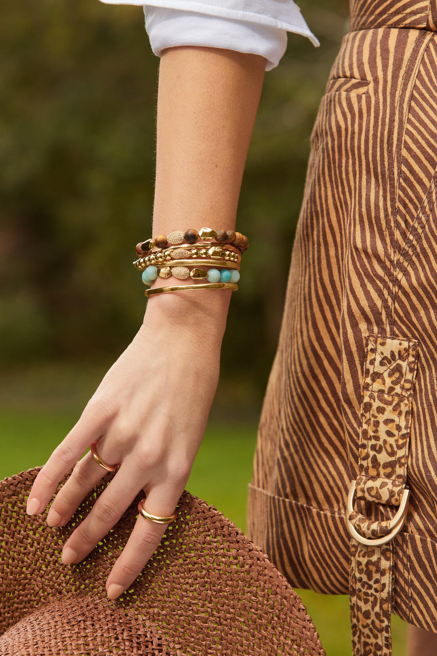 Ulani Amazonite Beaded Stretch Bracelet – Stella & Dot